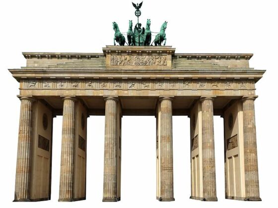 Brandenburger Tor in Berlin, das Wahrzeichen der Hauptstadt