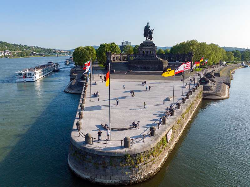 Deutsches Eck in Koblenz, Unesco-Welterbe, Infos zum Besuch