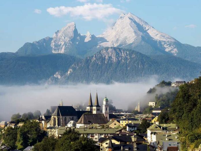 Watzmann in den Berchtesgadener Alpen, Höhe 2713 Meter